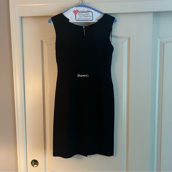 Ellen Tracy | Dresses | Ellen Tracy Angular Neck Sheath Dress Size 4 ...